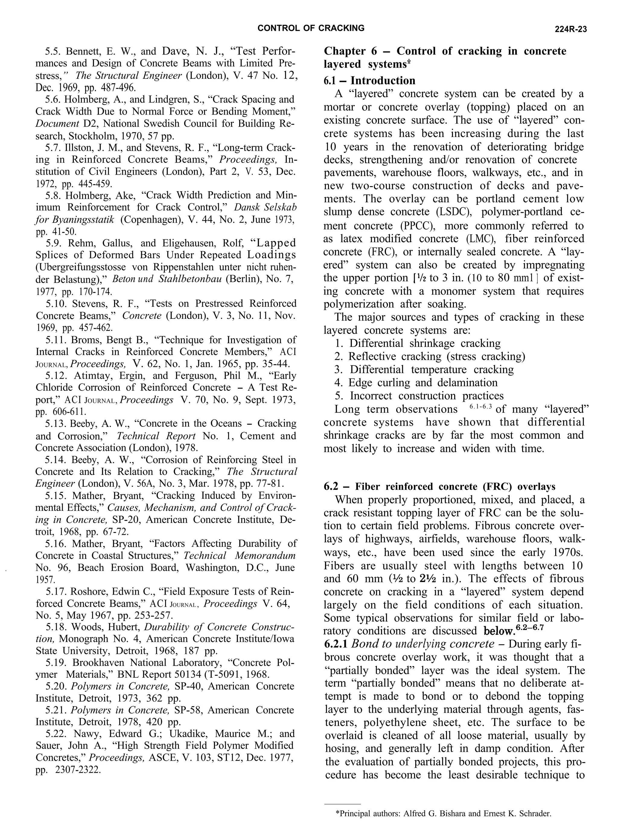 224 r 90 - control of cracking in concrete structures | PDF