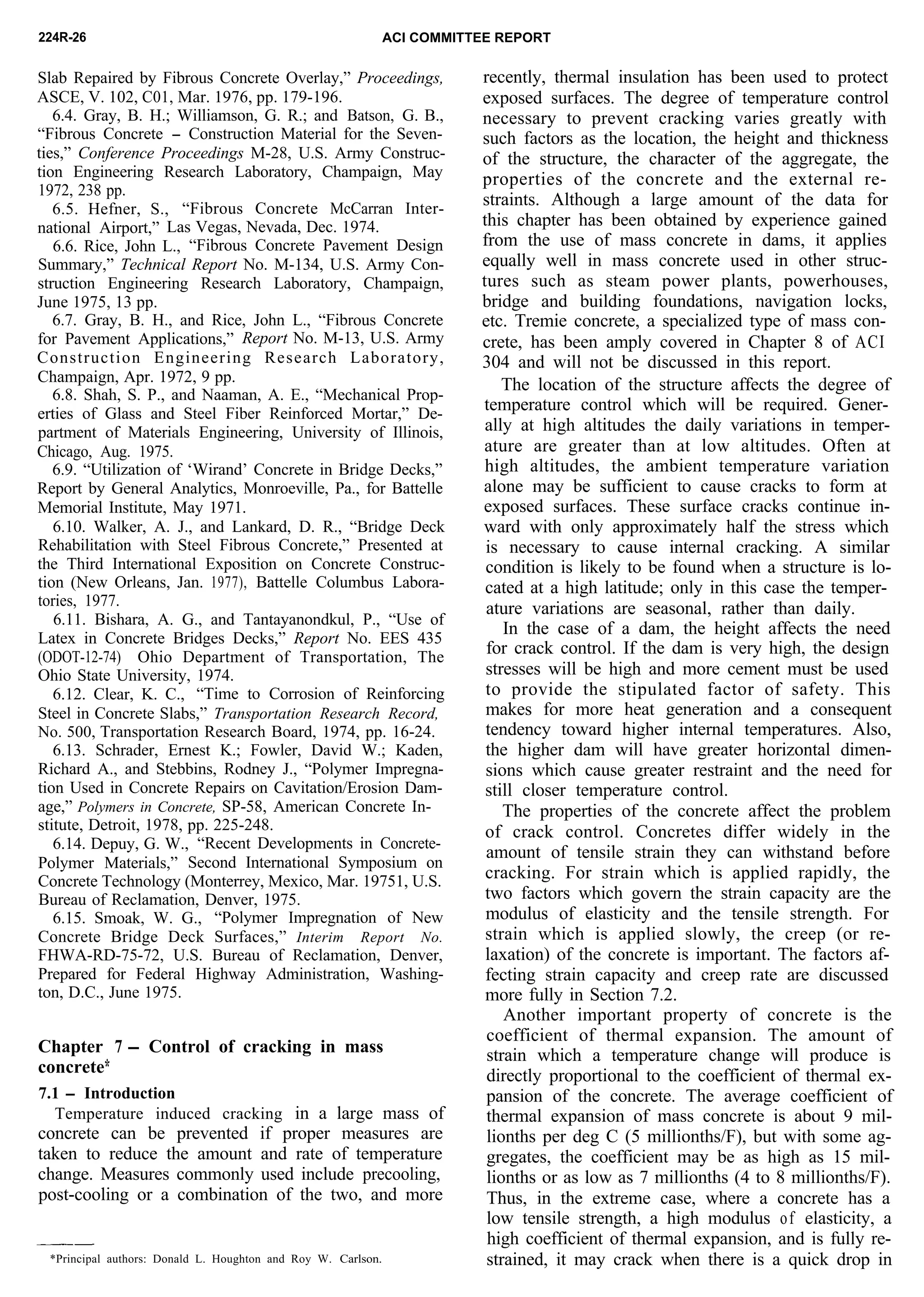 224 r 90 - control of cracking in concrete structures | PDF