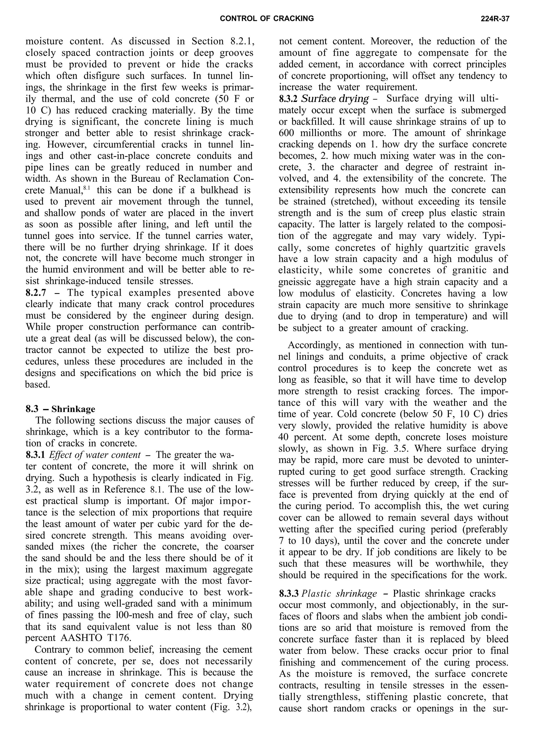 224 r 90 - control of cracking in concrete structures | PDF