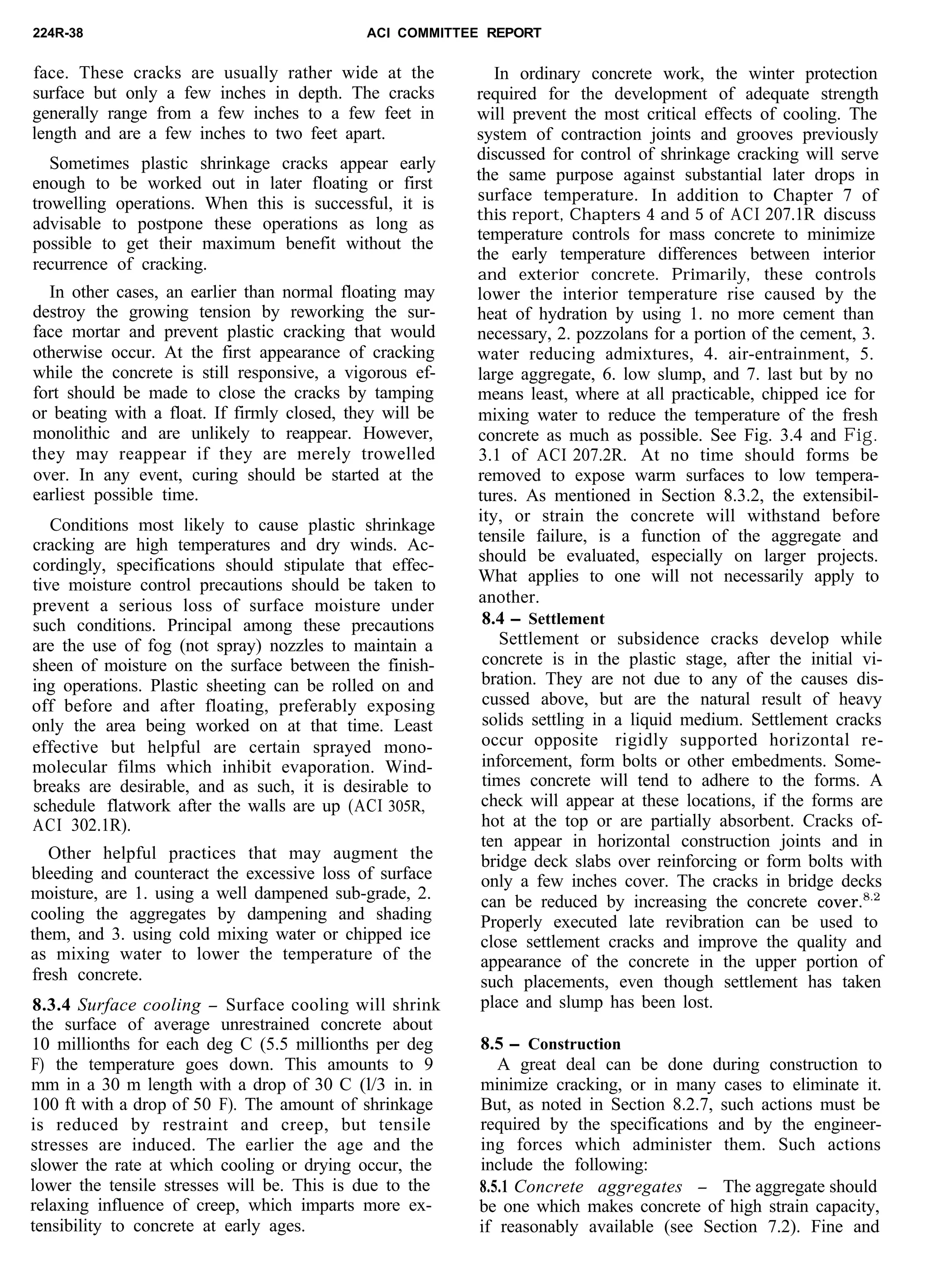 224 r 90 - control of cracking in concrete structures | PDF