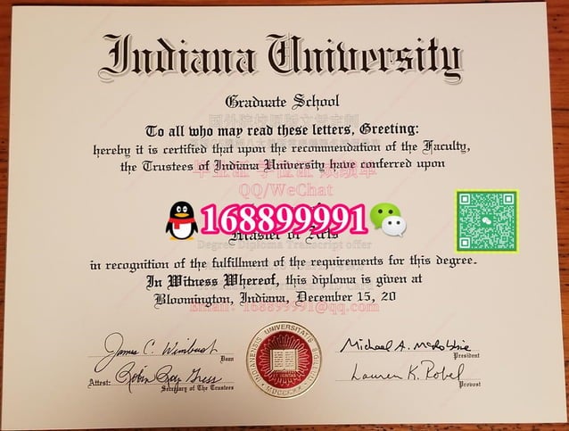 Indiana University degree offer diploma Transcript | PPT