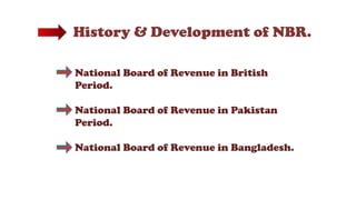 National board of revenue in Bangladesh NBR | PPTX