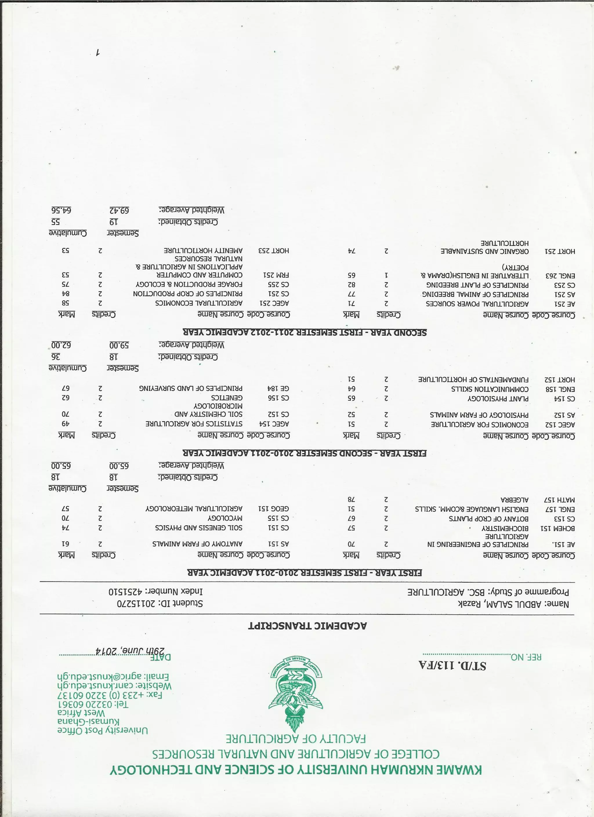 certificate and transcript | PDF
