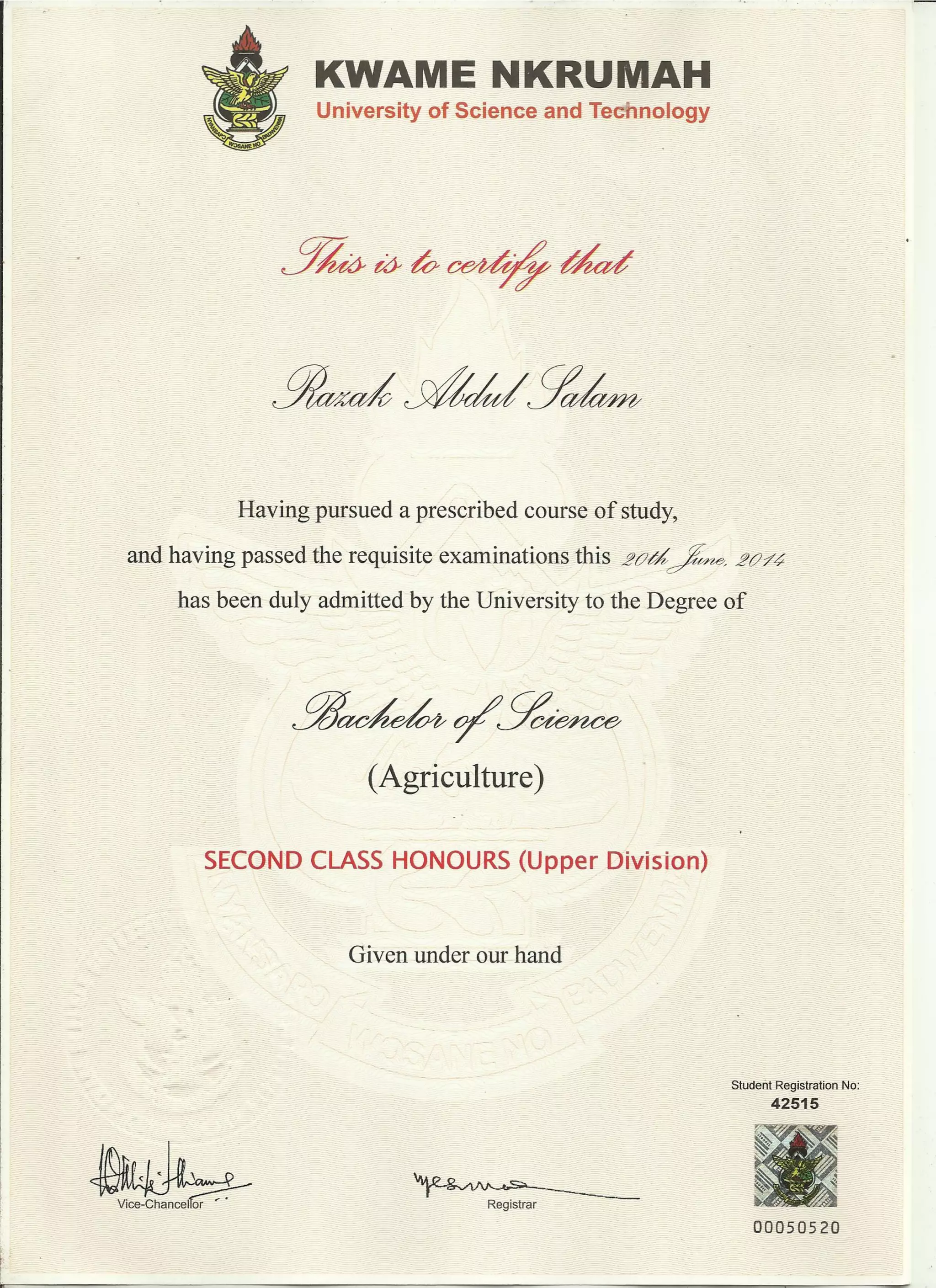 certificate and transcript | PDF