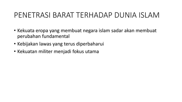 Peradaban Islam Modern yang ada id indonesia | PPT