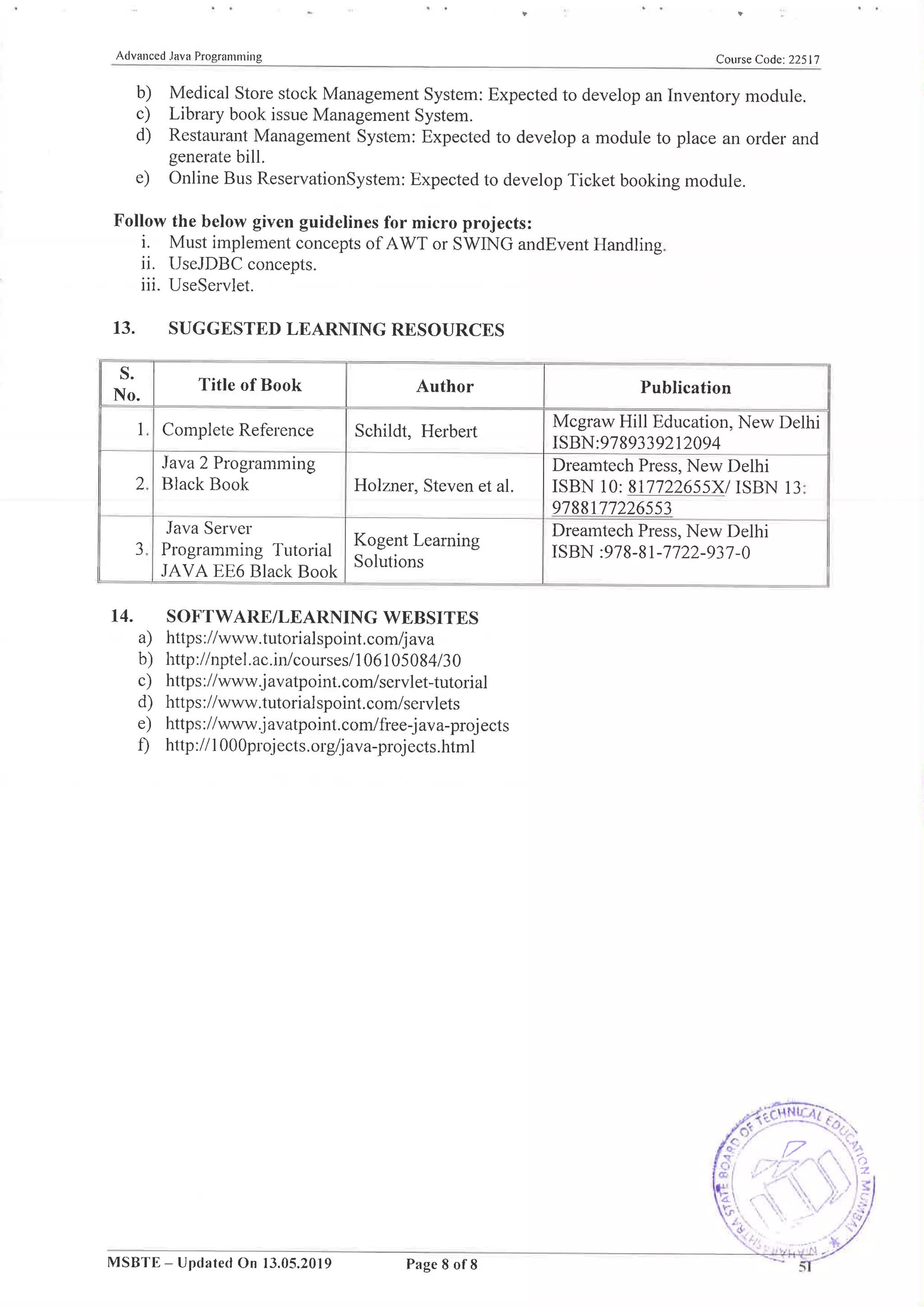 22517 advanced java programming | PDF | Programming Languages | Computing