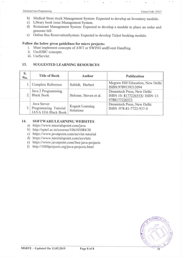 22517 advanced java programming | PDF | Programming Languages | Computing