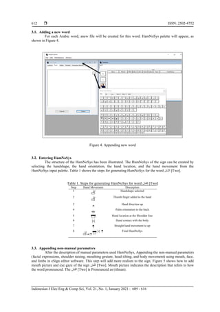 Development of arabic sign language dictionary using 3D avatar ...