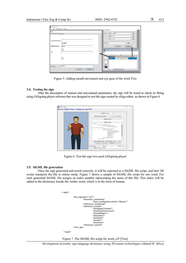 Development of arabic sign language dictionary using 3D avatar ...