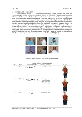 Development of arabic sign language dictionary using 3D avatar technologies | PDF