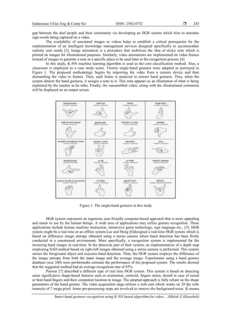 Smart hand gestures recognition using K-NN based algorithm for video annotation purposes | PDF ...
