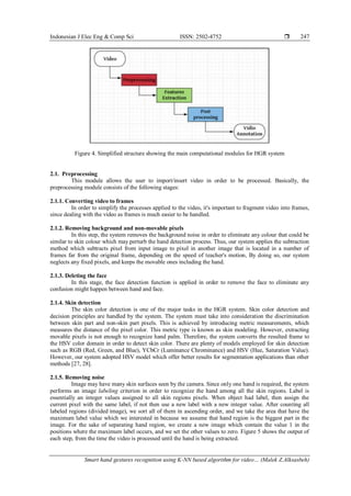 Smart hand gestures recognition using K-NN based algorithm for video annotation purposes | PDF ...