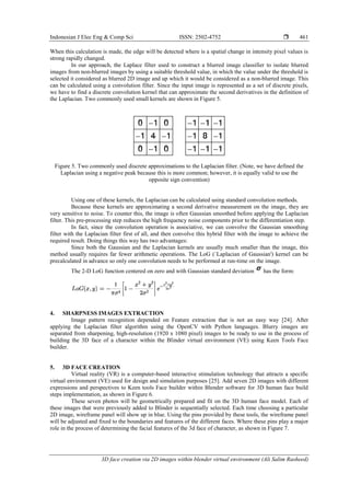 3D face creation via 2D images within blender virtual environment | PDF