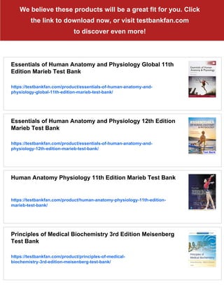 Essentials of Human Anatomy and Physiology Revised 11th Edition Marieb ...