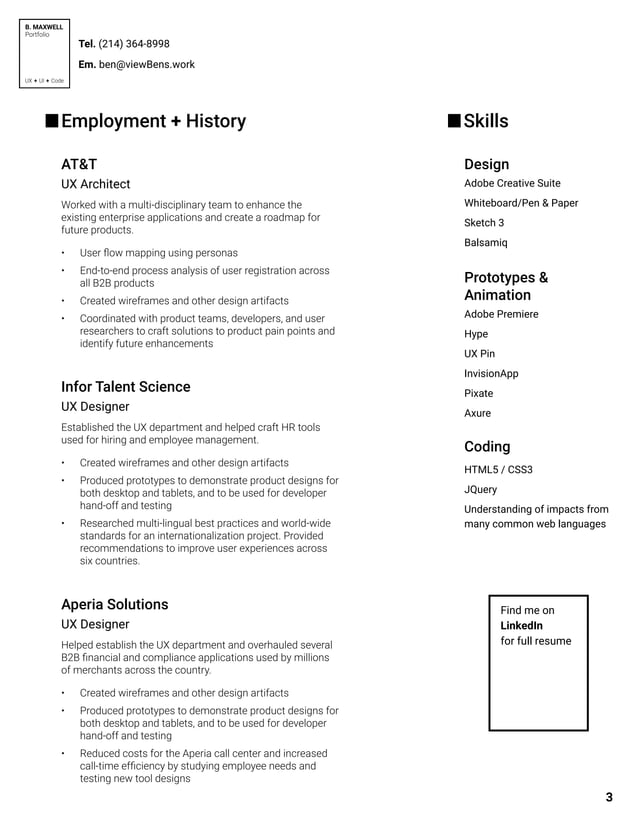 resume-BenjaminMaxwell-2015 | PDF