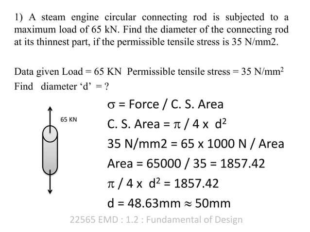 22564 emd 1.2 numericals | PPTX