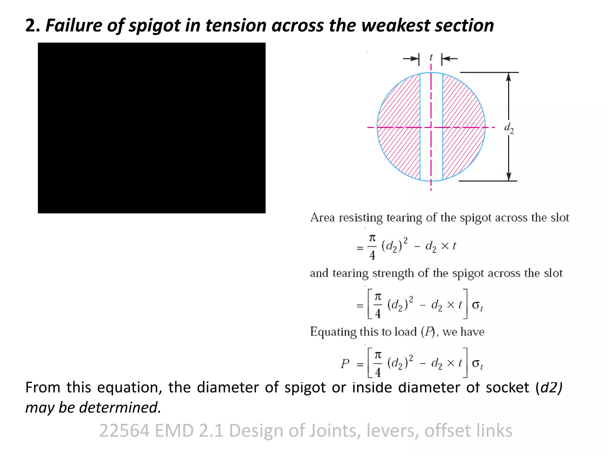 22564 emd 2.1 cotter joint theory | PPTX