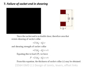22564 emd 2.1 cotter joint theory | PPTX