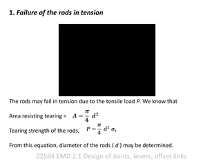 22564 emd 2.1 cotter joint theory | PPTX