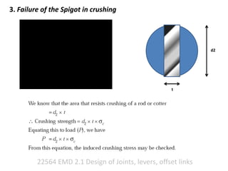 22564 emd 2.1 cotter joint theory | PPTX