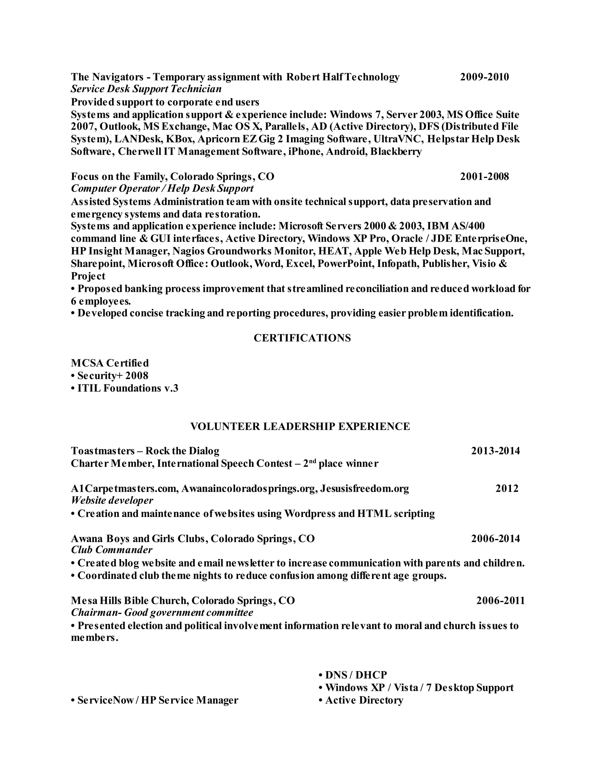 MARKCARLEN resume 070715 | PDF
