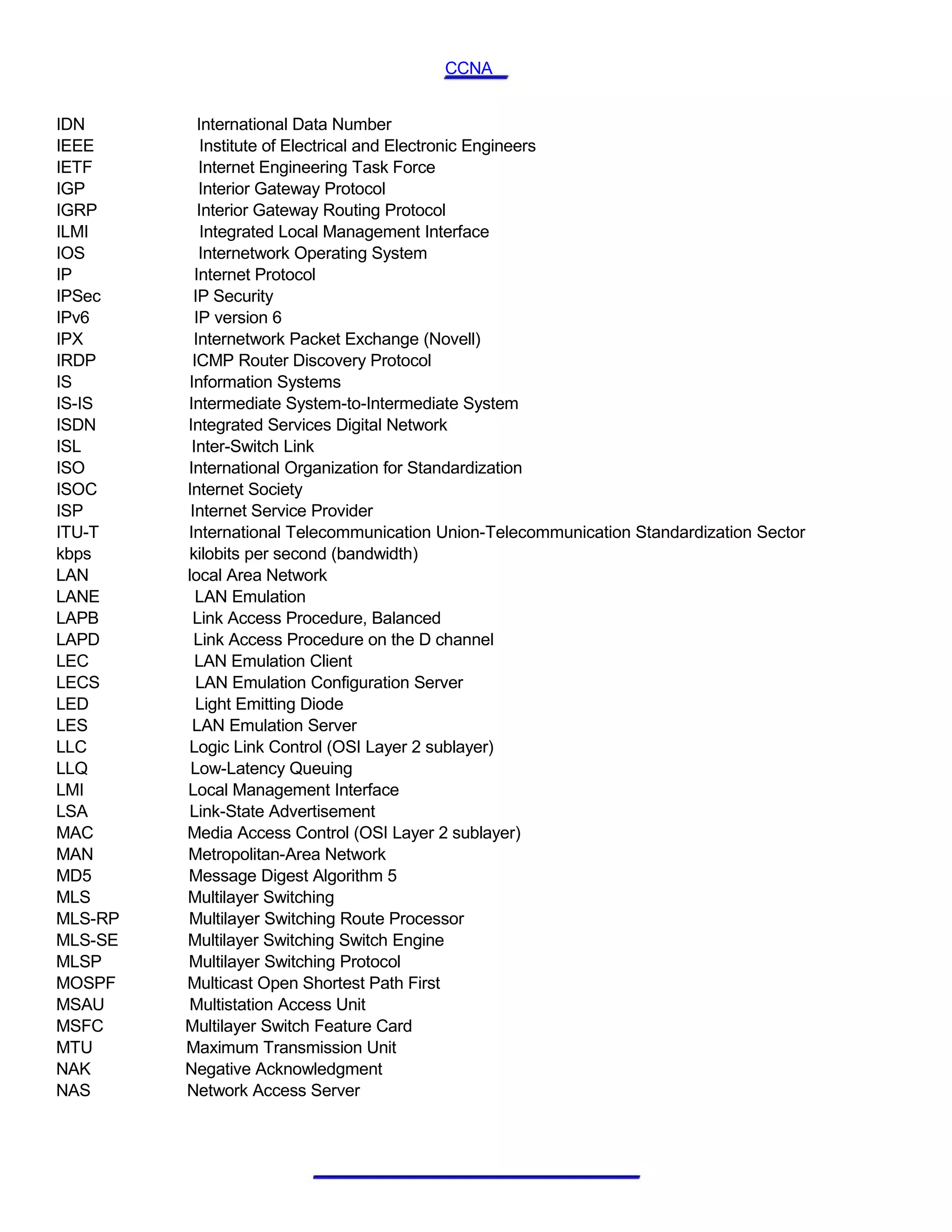 225735365 ccna-study-guide-a | DOC | Computer Networking | Computing