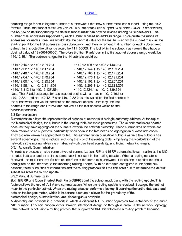 225735365 ccna-study-guide-a | DOC | Computer Networking | Computing