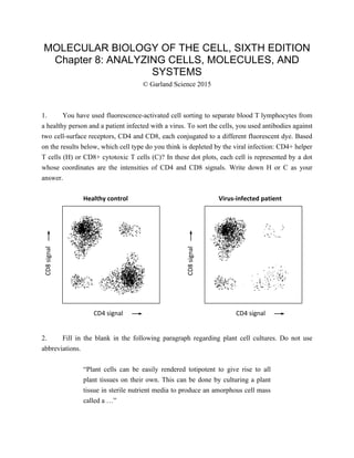 Molecular Biology of the Cell 6th Edition Bruce Alberts Test Bank | PDF
