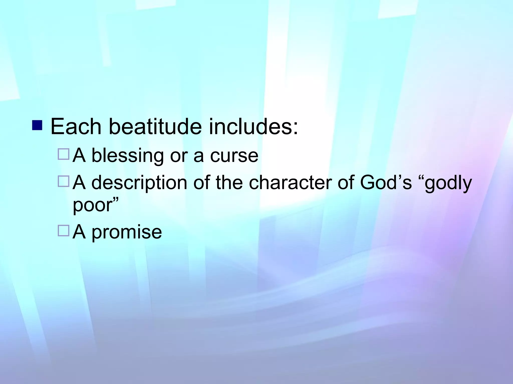 520-2-2 The Beatitudes | PPT