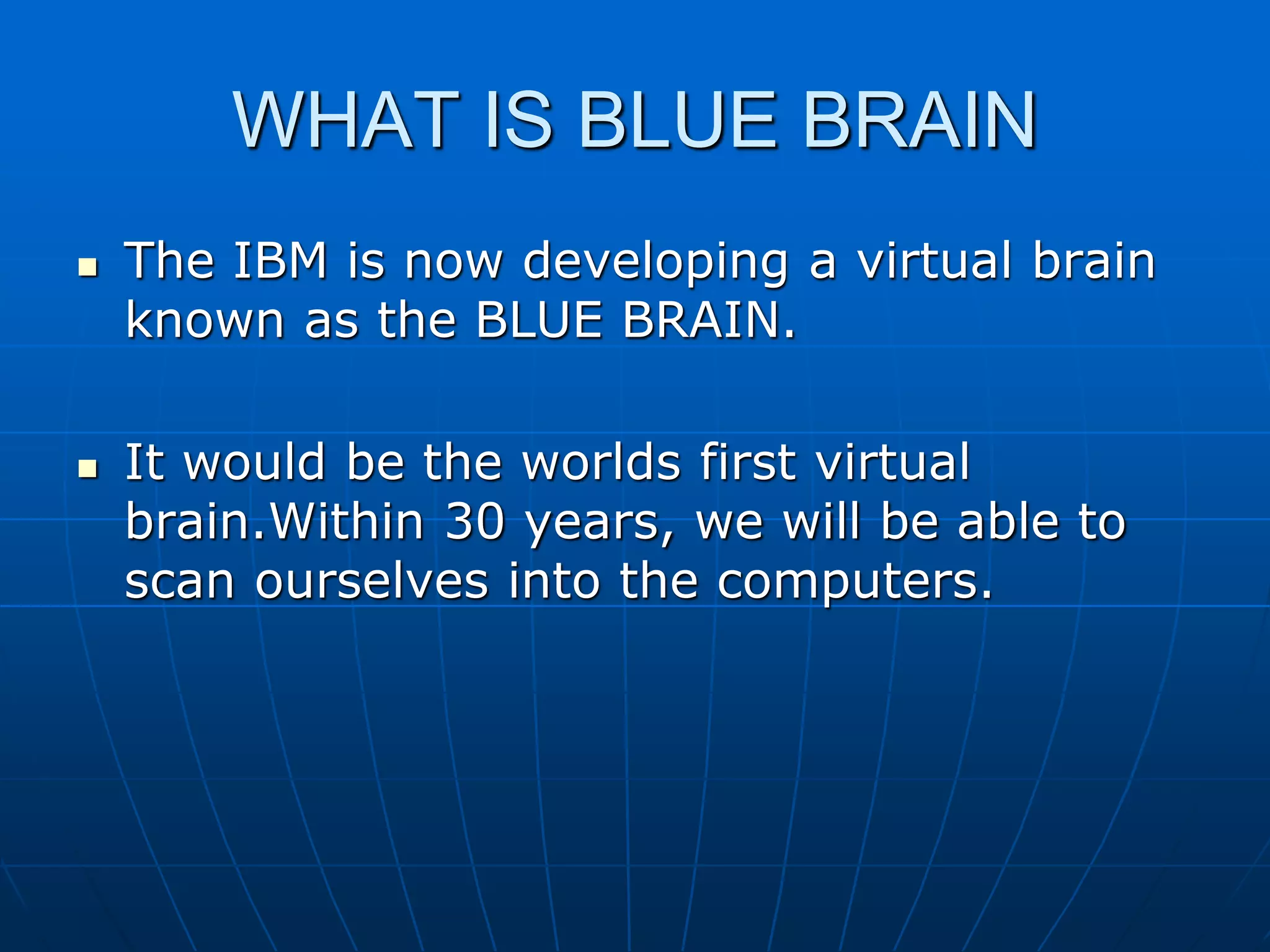 blue brain technology bharat | PPT | Computer Peripherals | Computing