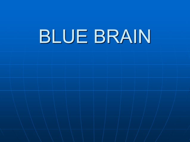 blue brain technology bharat | PPT | Computer Peripherals | Computing