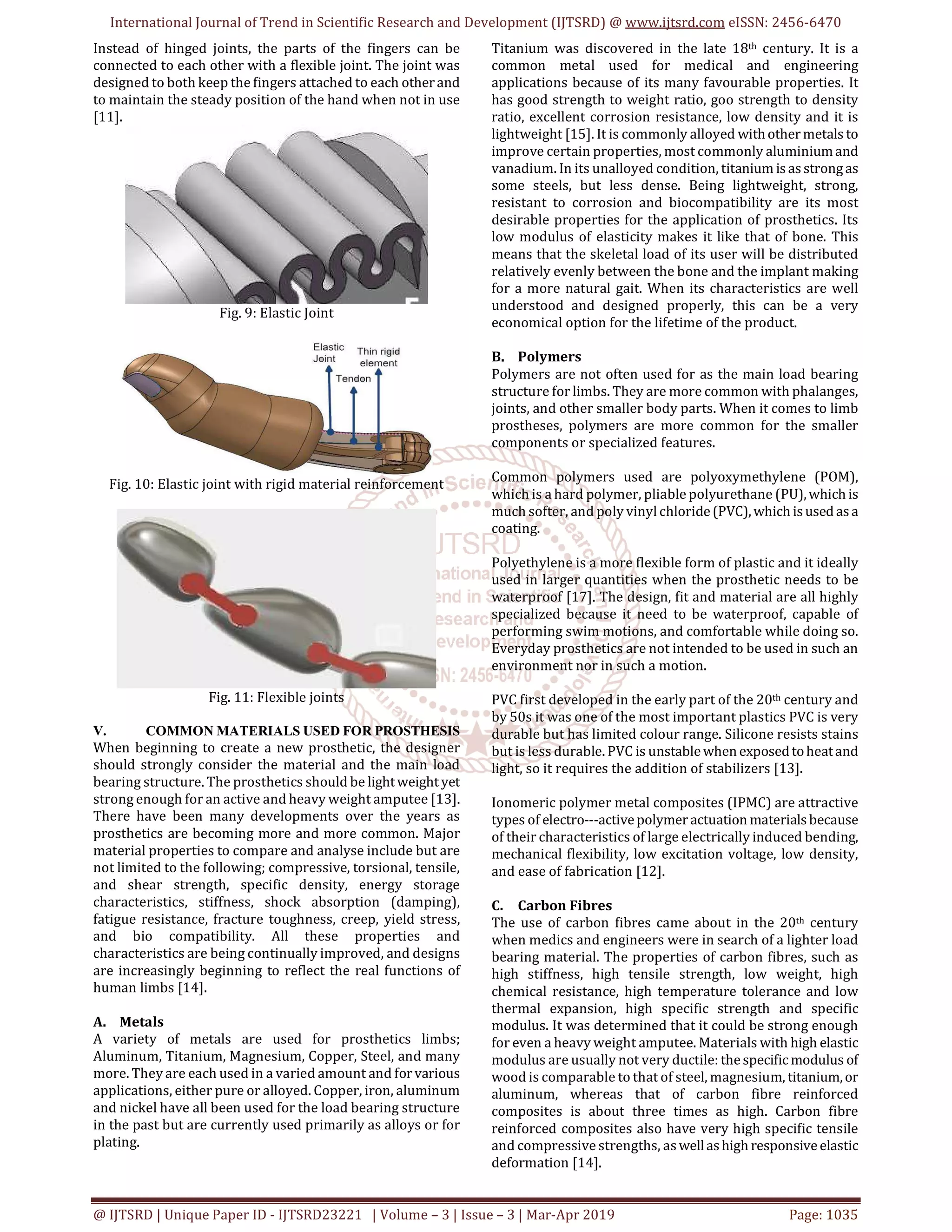 A Review on Bionic Arm | PDF
