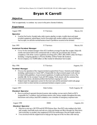 Bryan Resume | DOCX