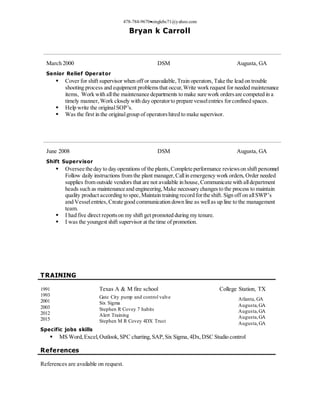 Bryan Resume | DOCX