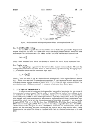 Analysis of Three and Five-phase Double Stator Slotted Rotor Permanent ...