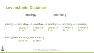 Fuzzy Matching on Apache Spark with Jennifer Shin | PPT