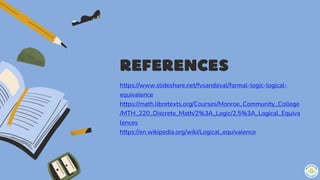 Logical Equivalence | Propositional Logic | Discrete Mathematics | PPTX