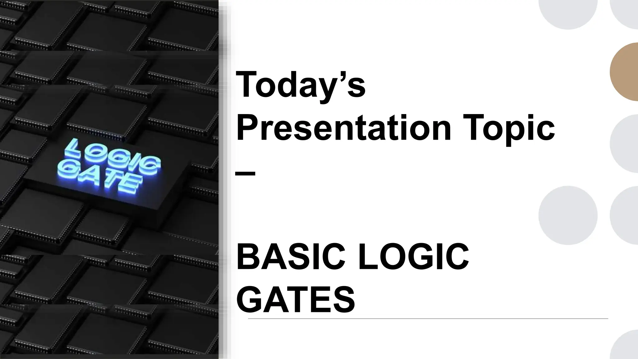Basic Logic Gates | PPTX