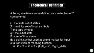 Turing Machine | Theory Of Computation | Formal Language and Automata ...