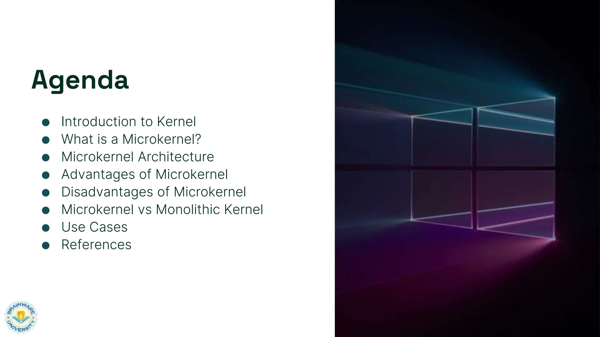 Microkernel in Operating System | Operating System | PPTX