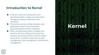 Microkernel in Operating System | Operating System | PPTX