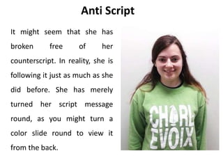 Anti script | PPTX