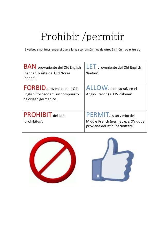 PROHIBIR VS PERMITIR prohibir-vs-permitir