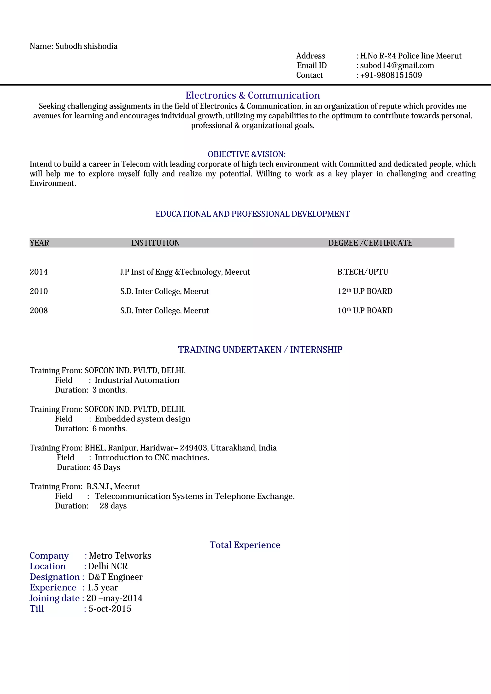 Resume_RF_Engineer | PDF