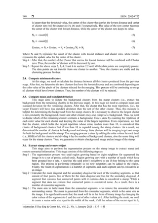 Stamps extraction using local adaptive k-means and ISODATA algorithms | PDF
