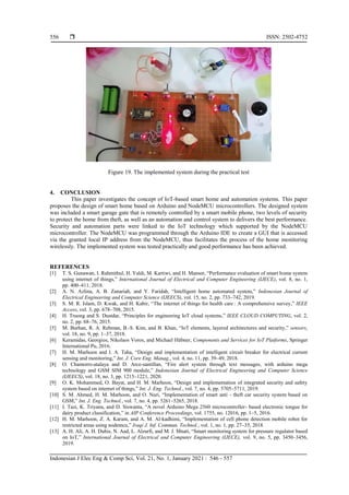 Design and implementation of a smart home system with two levels of ...