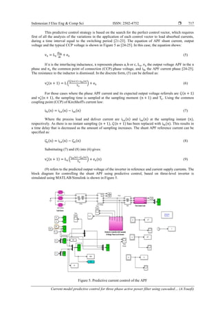 Current model predictive control for three-phase active power filter using cascaded H-bridge ...