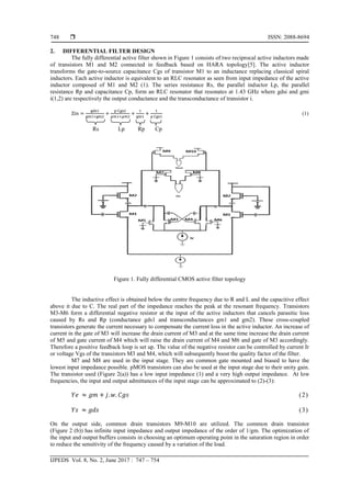 Improved Fully Differential Low Power Active Filter | PDF