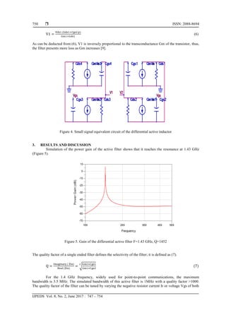 Improved Fully Differential Low Power Active Filter | PDF