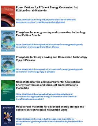 Energy Conversion, Second Edition D. Yogi Goswami | PDF